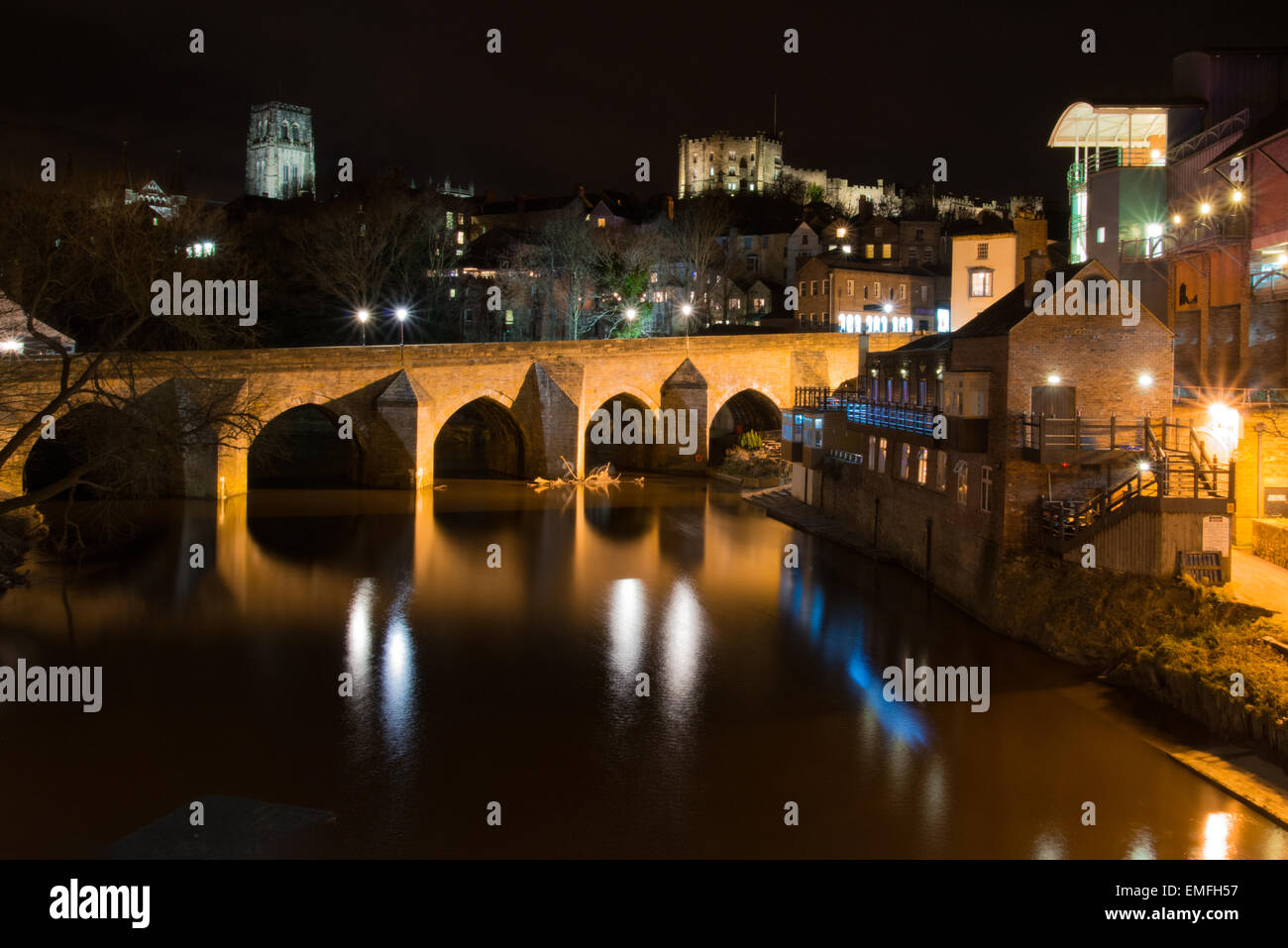Elvet Bridge, Durham Stock Photo - Alamy