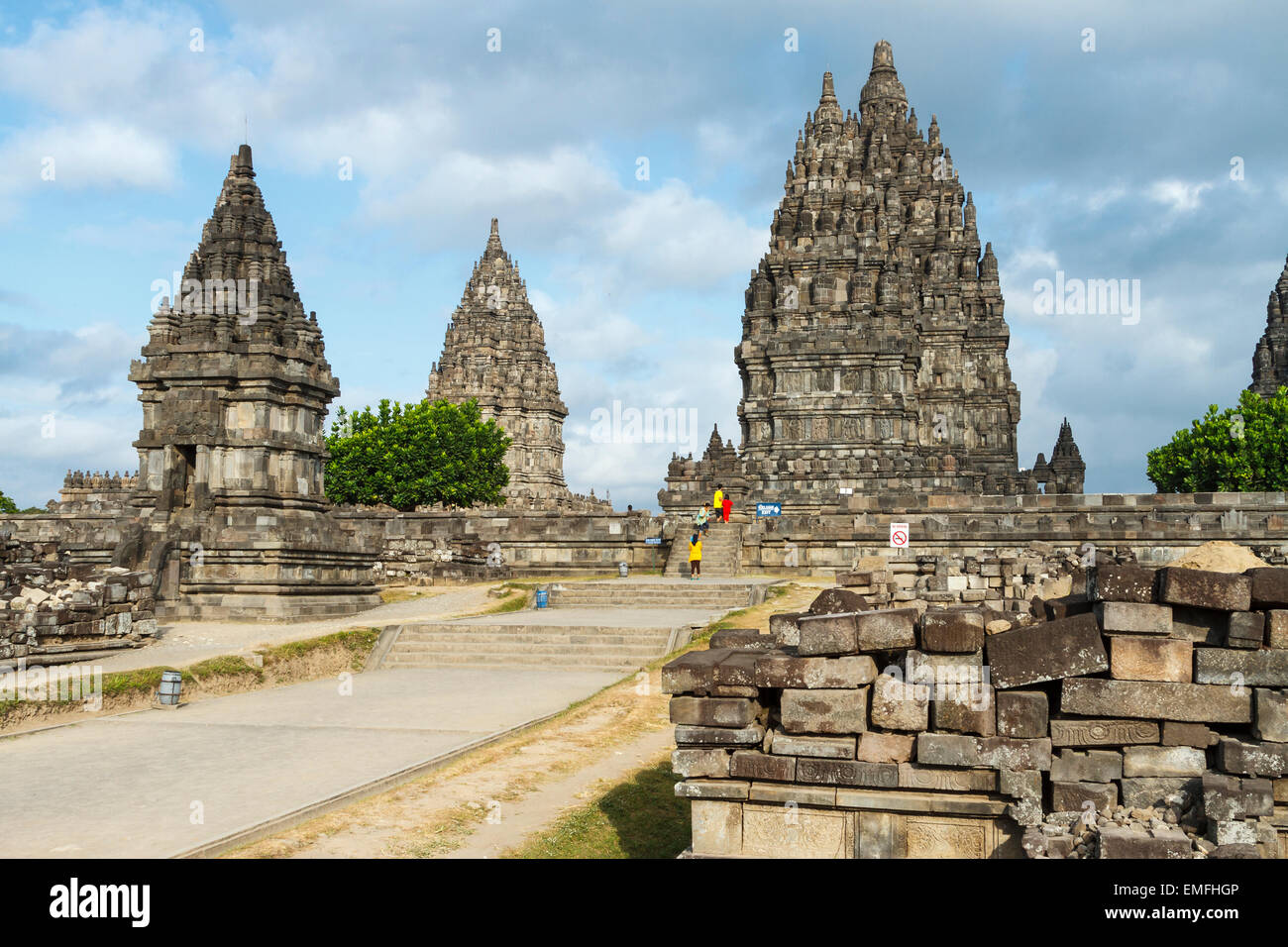 Prambanan Hindu temple. Central Java. Indonesia, Asia Stock Photo - Alamy