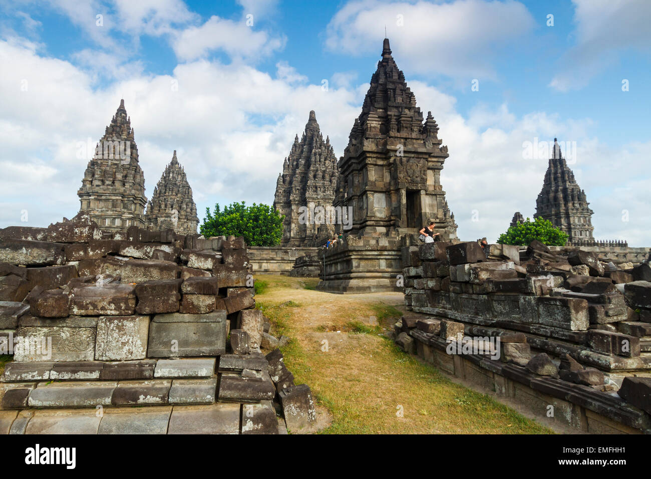 Prambanan Hindu temple. Central Java. Indonesia, Asia Stock Photo - Alamy