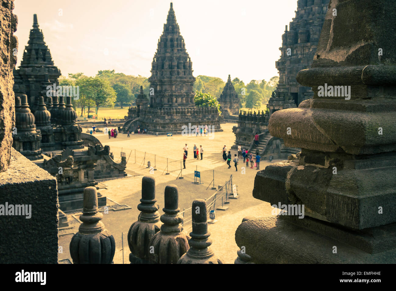 Prambanan Hindu temple. Central Java. Indonesia, Asia Stock Photo - Alamy