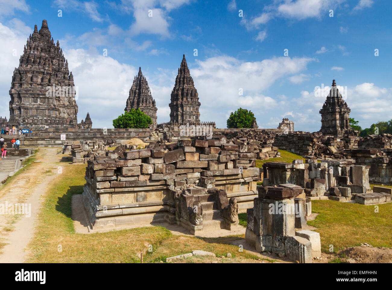 Prambanan Hindu temple. Central Java. Indonesia, Asia Stock Photo - Alamy
