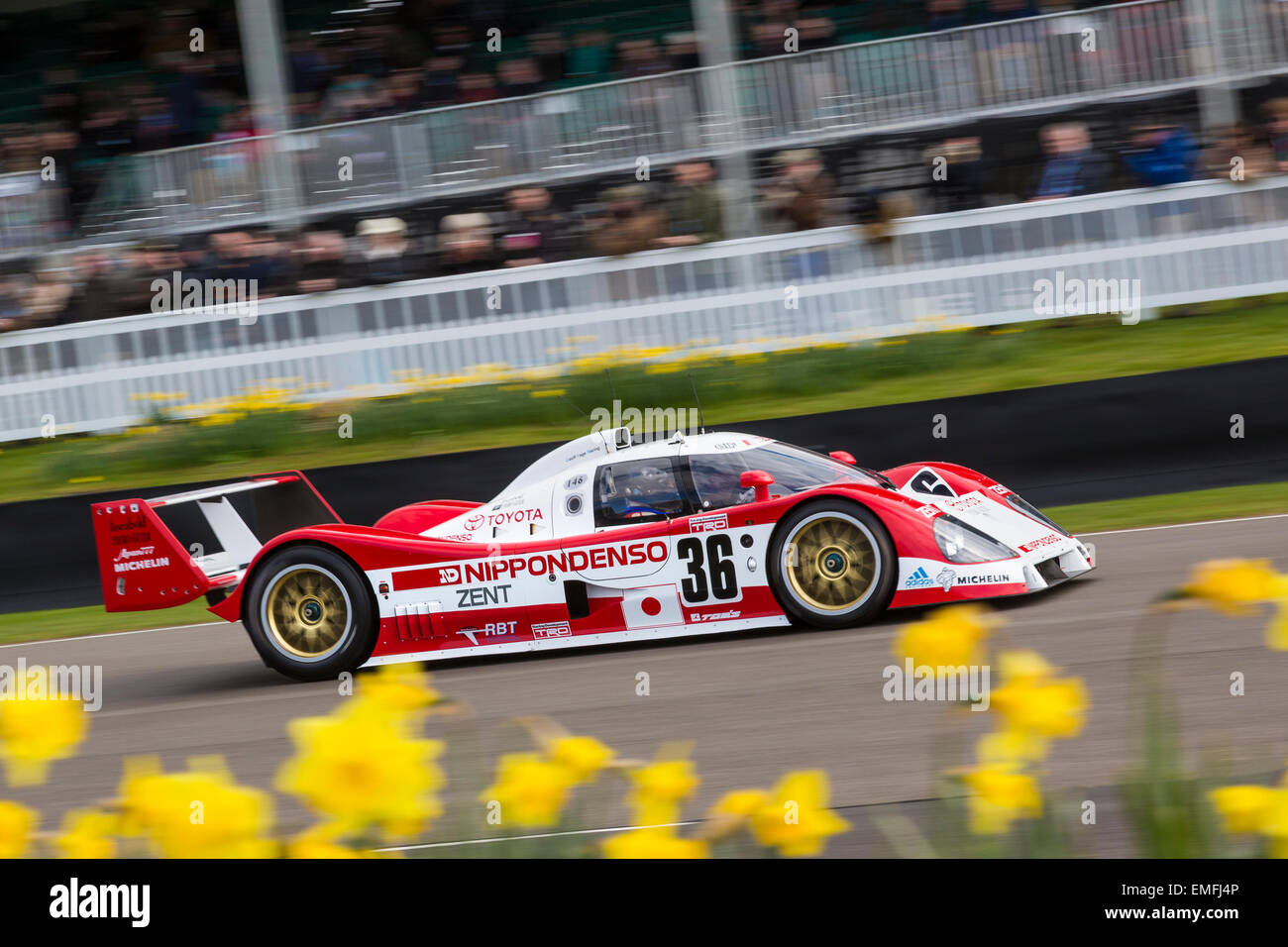 1992 Toyota TS010 Le Mans racer, driver Enda Garvey, 2015 73rd Goodwood ...