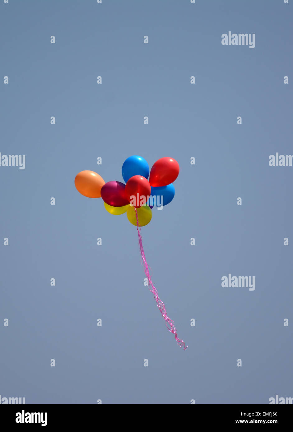Balloons in the sky Stock Photo - Alamy