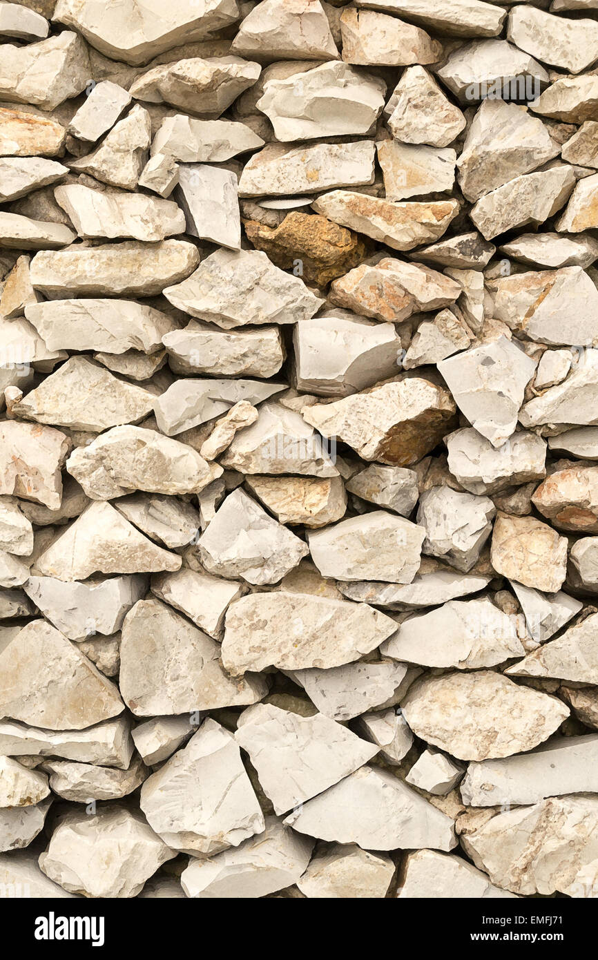 Illustration of a stack of beige partly cut marble rocks Stock Photo ...