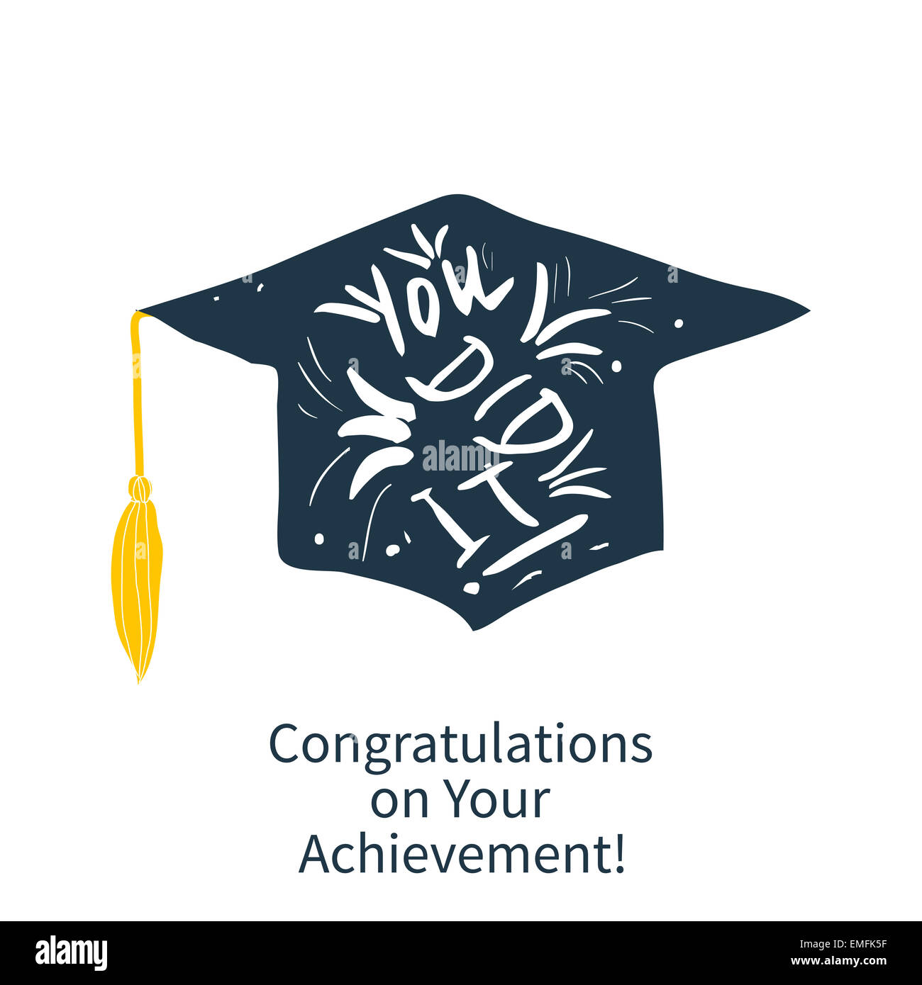 Graduation card Cut Out Stock Images & Pictures - Alamy