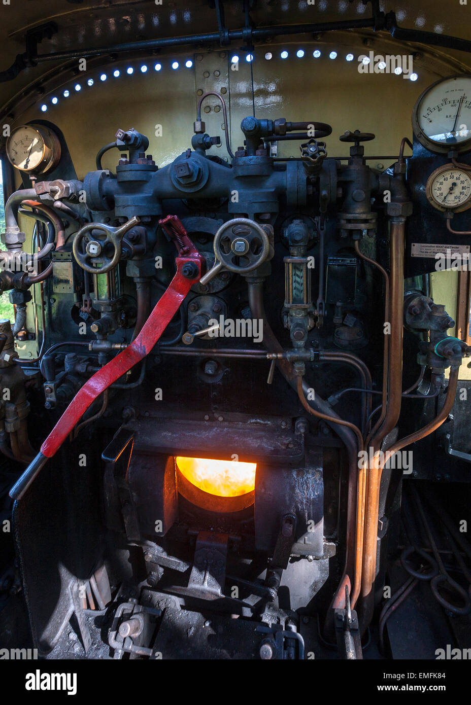 Steam train cabin on East Somerset Railway Stock Photo - Alamy