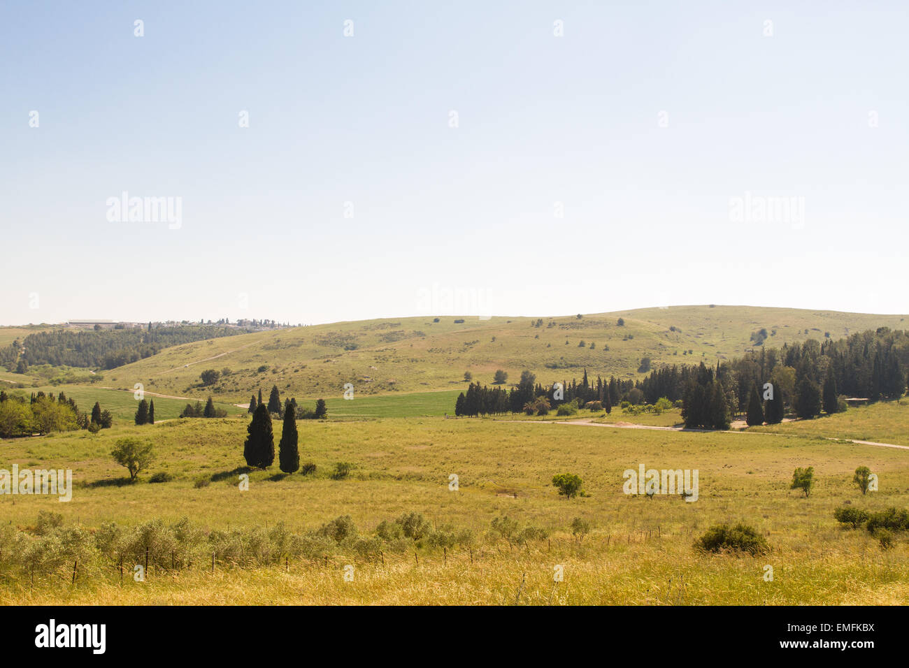 Beautiful photo of the valley in the spring in Israel Stock Photo - Alamy