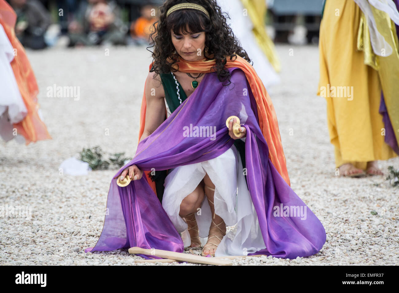 Celebrations for Birth of Rome 2015 Stock Photo - Alamy