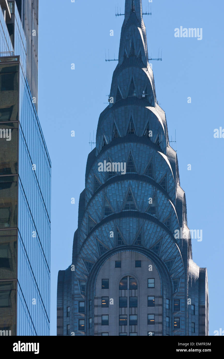Chrysler building detail hi-res stock photography and images - Alamy