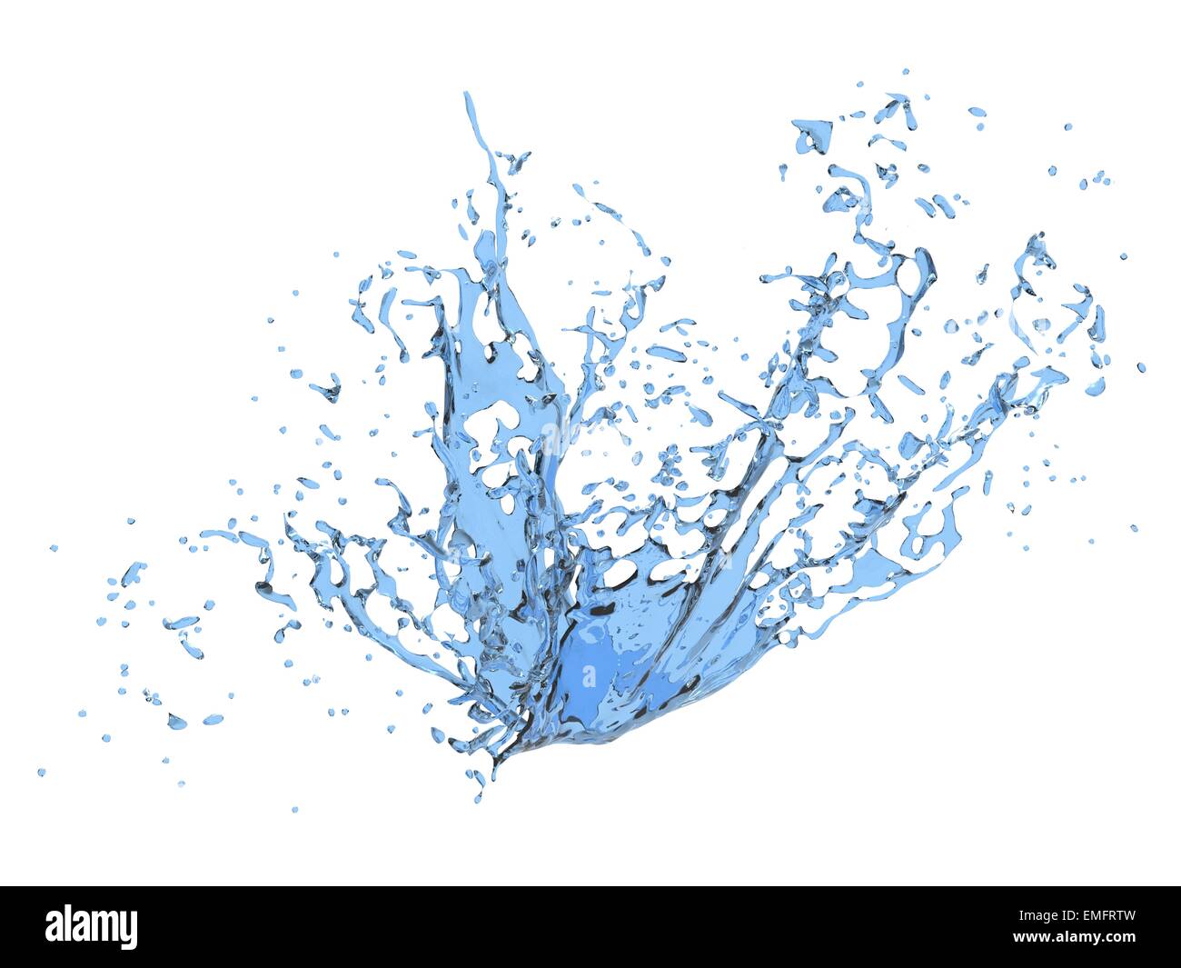 Splash water background Cut Out Stock Images & Pictures - Alamy