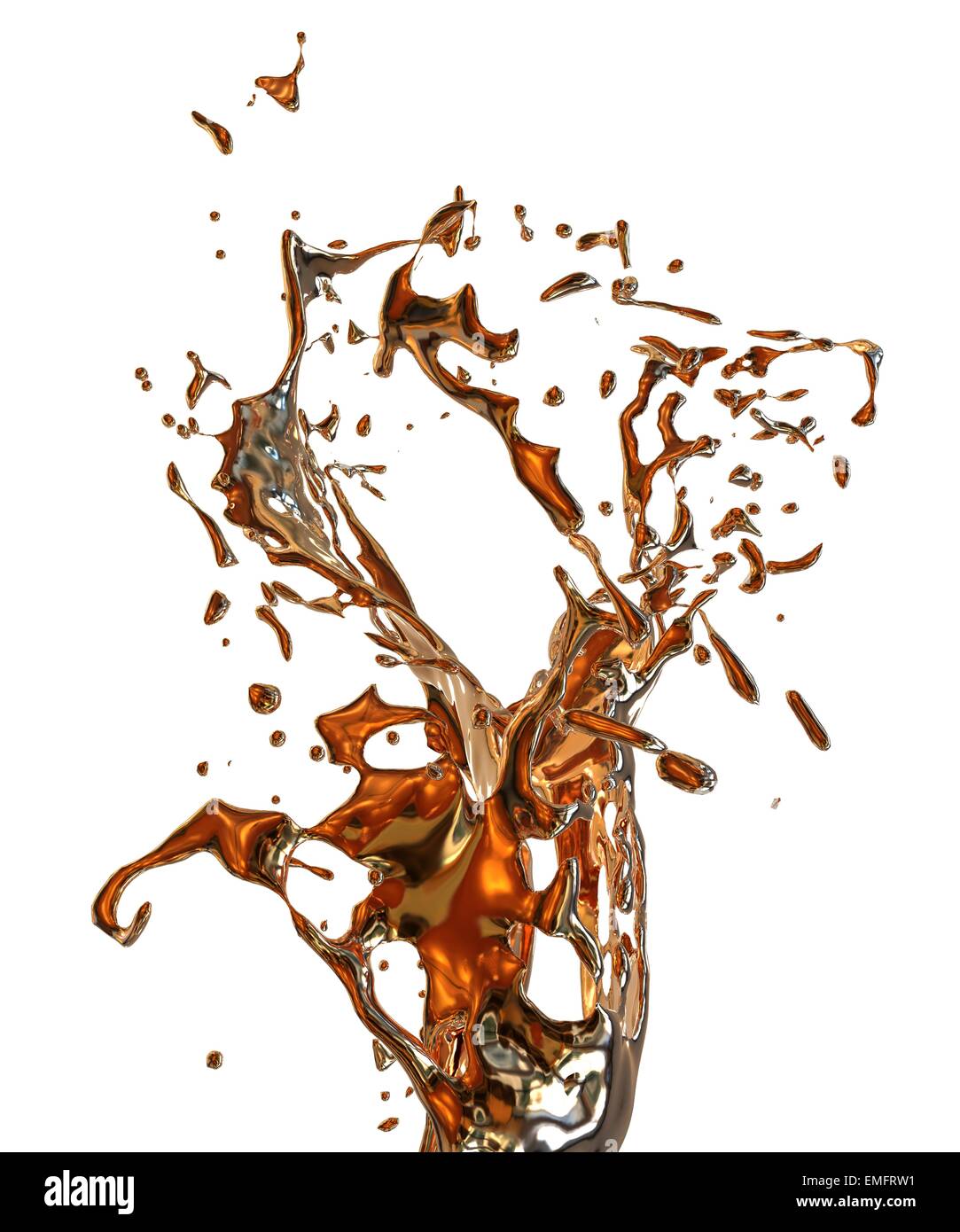 Liquid metal splashing hi-res stock photography and images - Alamy