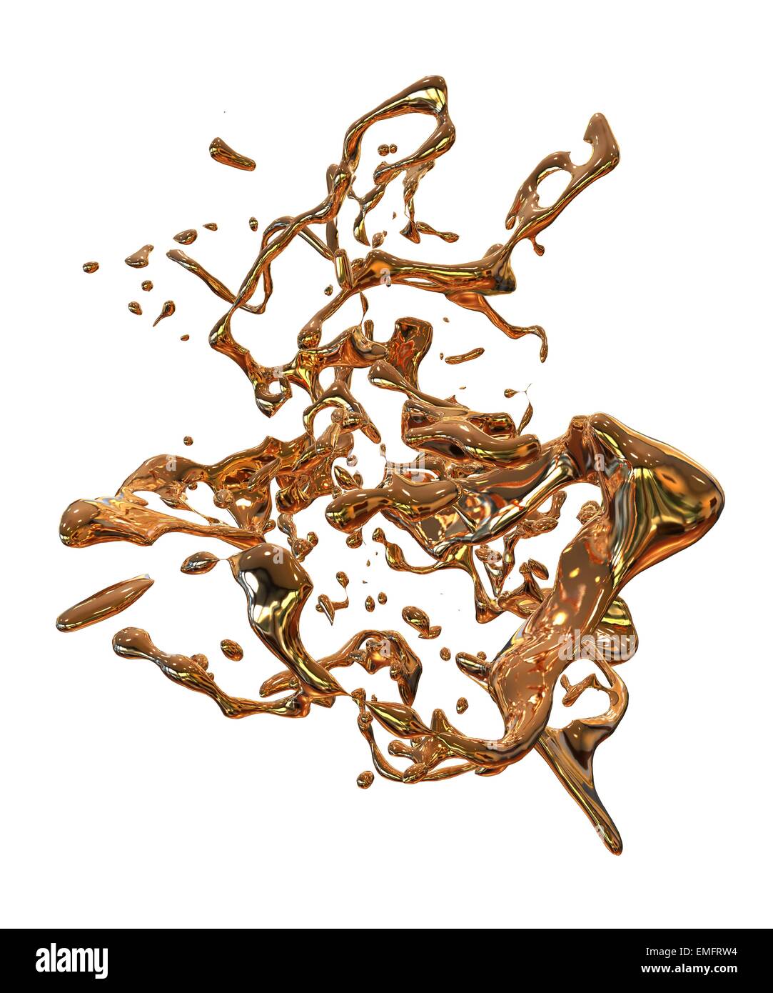 Liquid metal splashing hi-res stock photography and images - Alamy