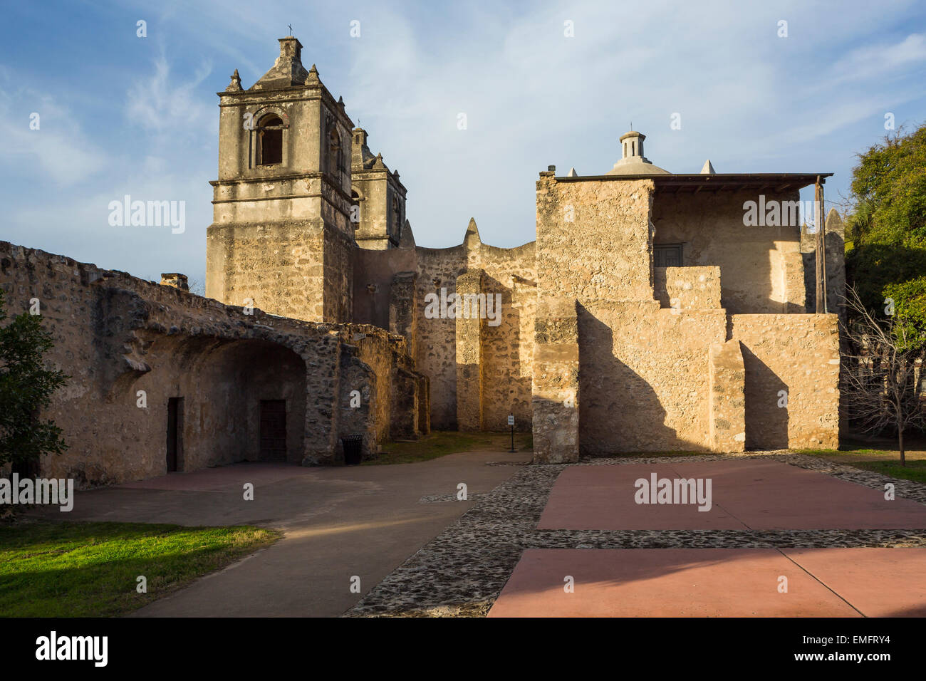 Mission Concepcion on the San Antonio Mission Trail Stock Photo - Alamy