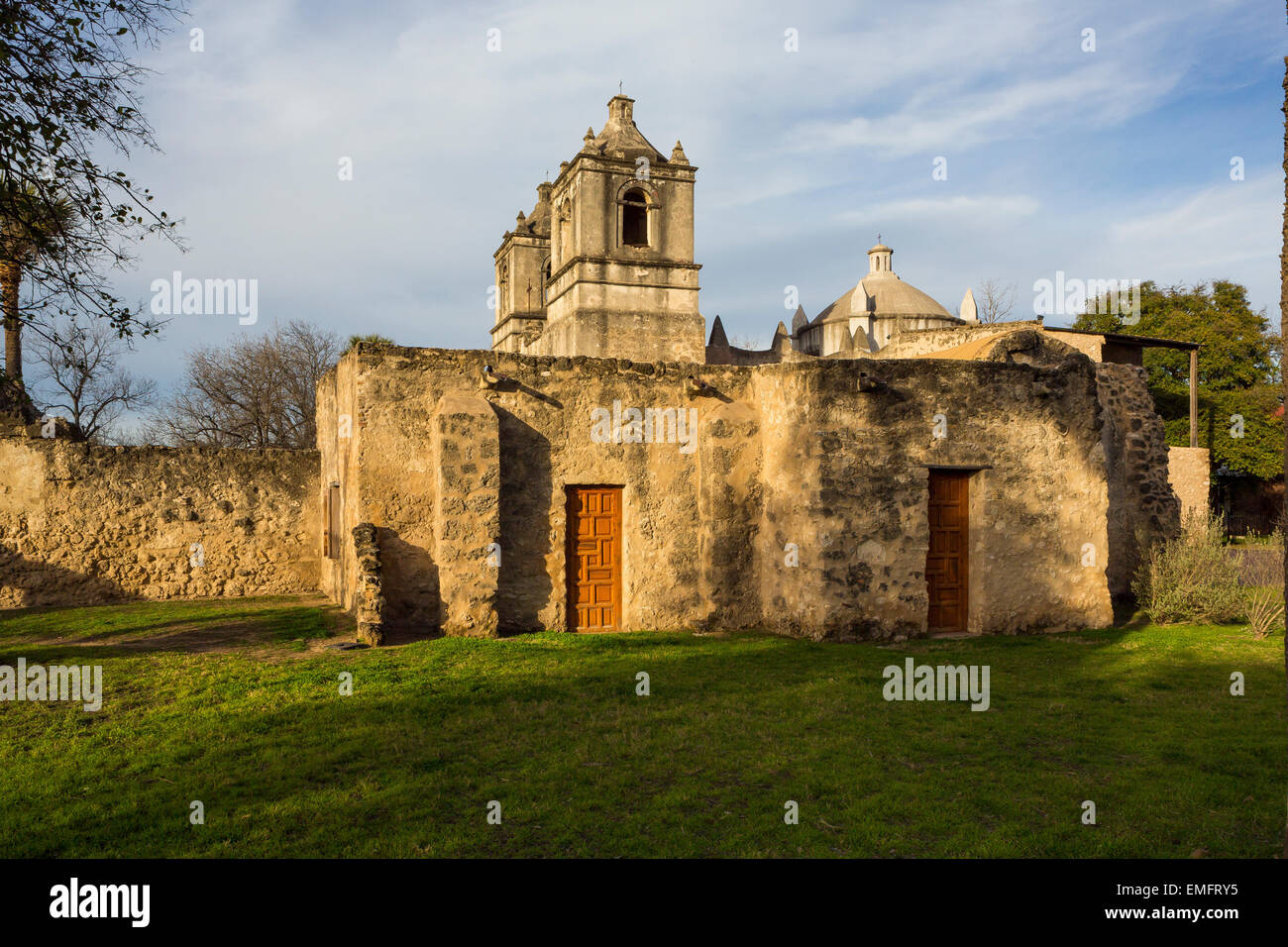 Mission Concepcion on the San Antonio Mission Trail Stock Photo - Alamy