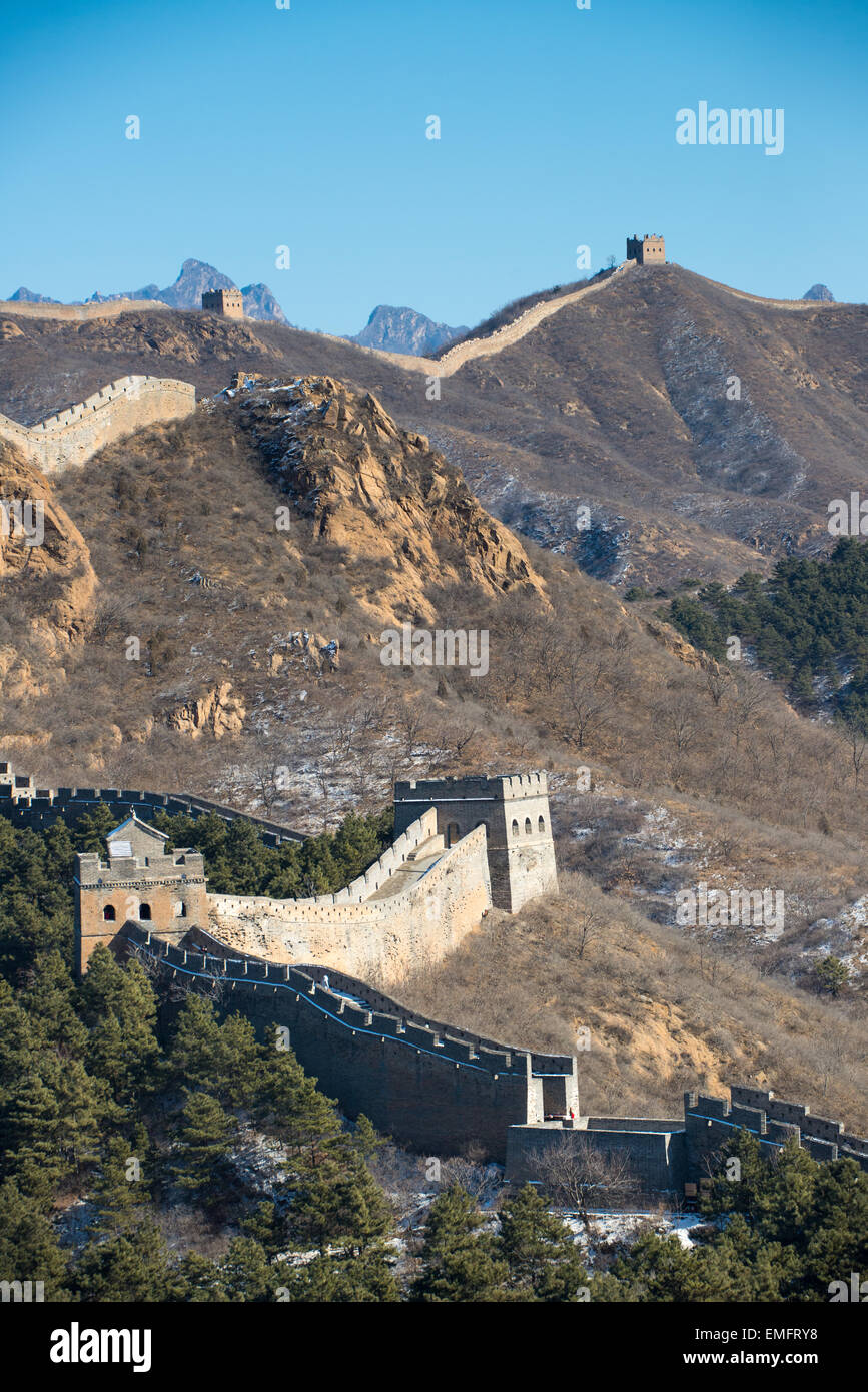 famous chinese wall at jinshaling Stock Photo - Alamy