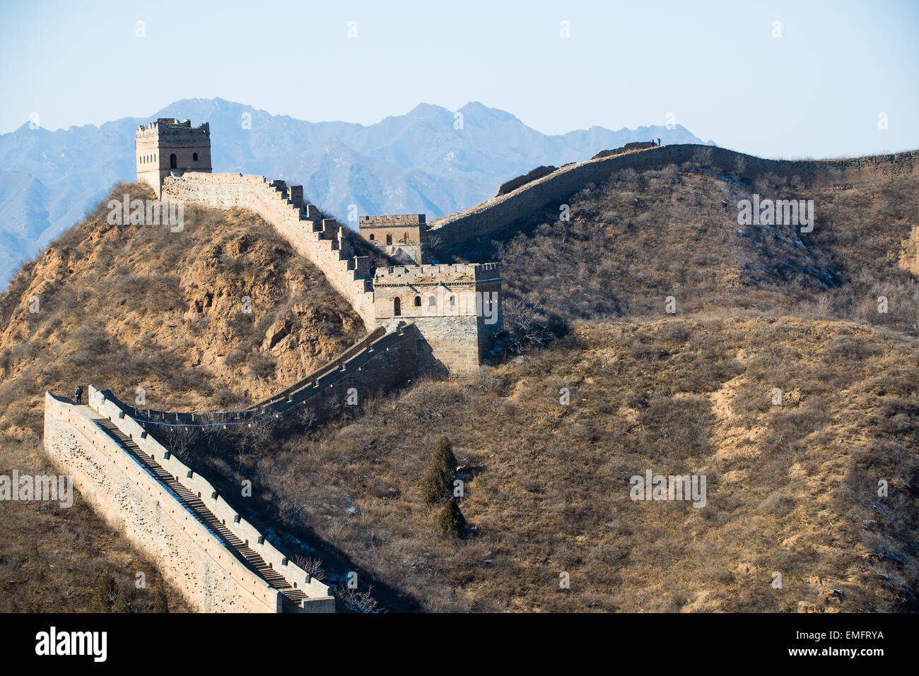famous chinese wall at jinshaling Stock Photo - Alamy