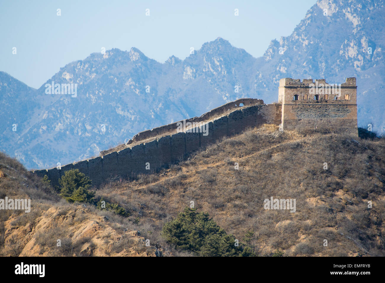 famous chinese wall at jinshaling Stock Photo - Alamy
