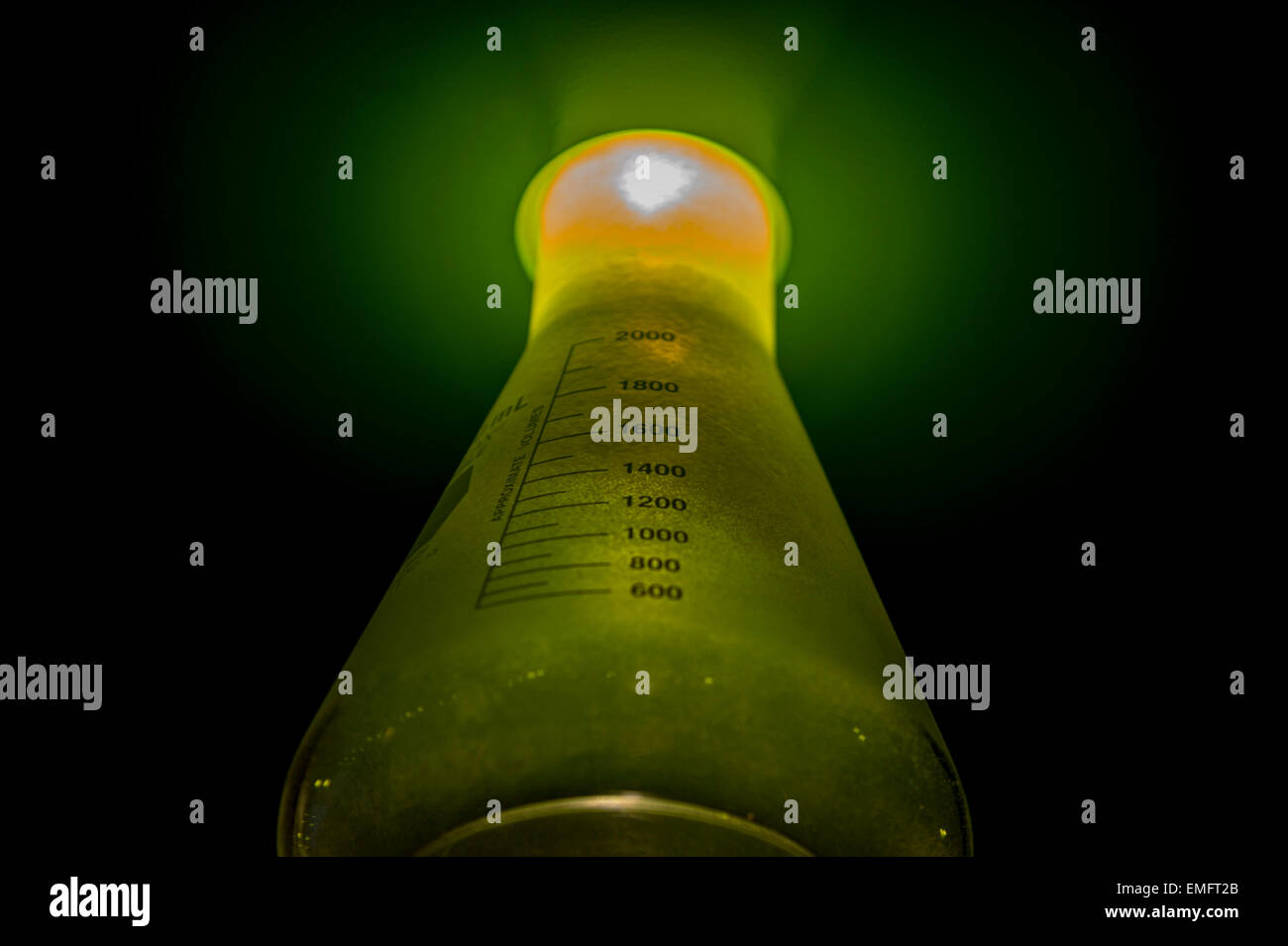 Sydney, AUSTRALIA - April 21, 2015: View of a 'laboratory beaker' light ...
