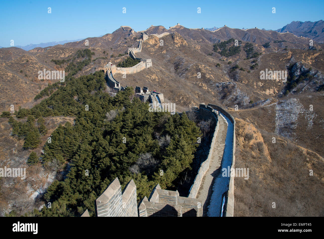 famous chinese wall at jinshaling Stock Photo - Alamy