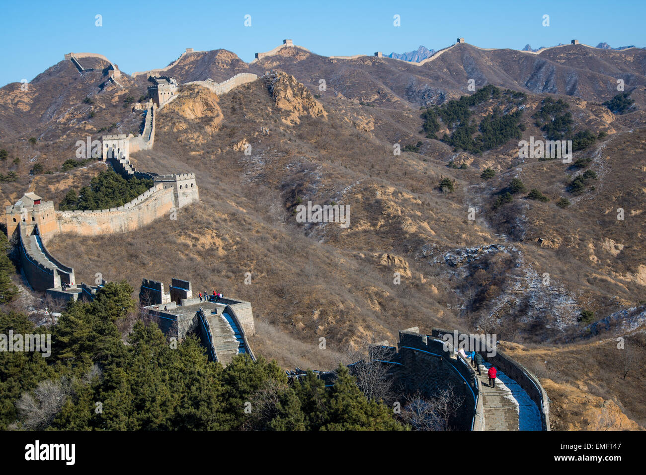 famous chinese wall at jinshaling Stock Photo - Alamy