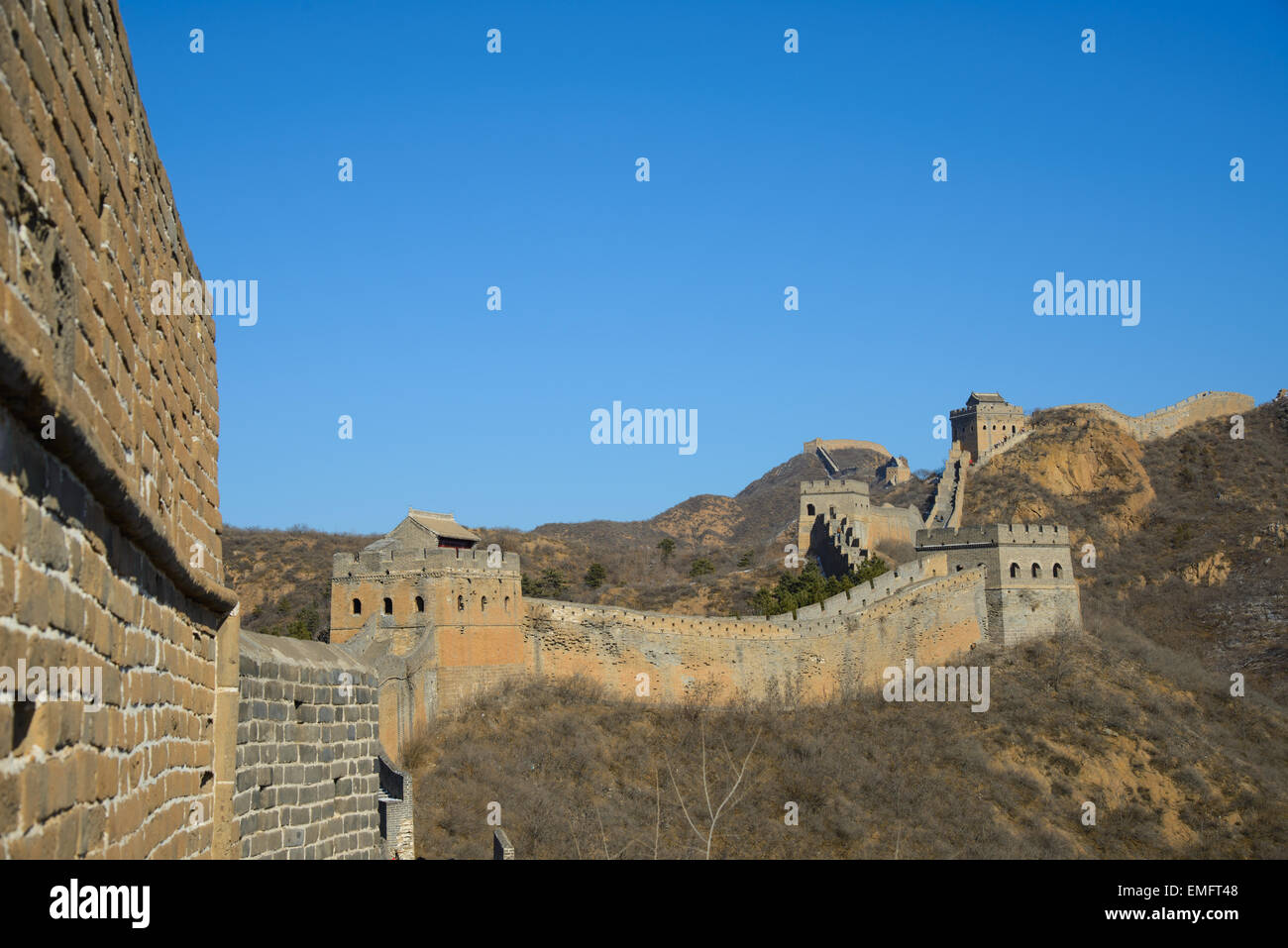 famous chinese wall at jinshaling Stock Photo - Alamy