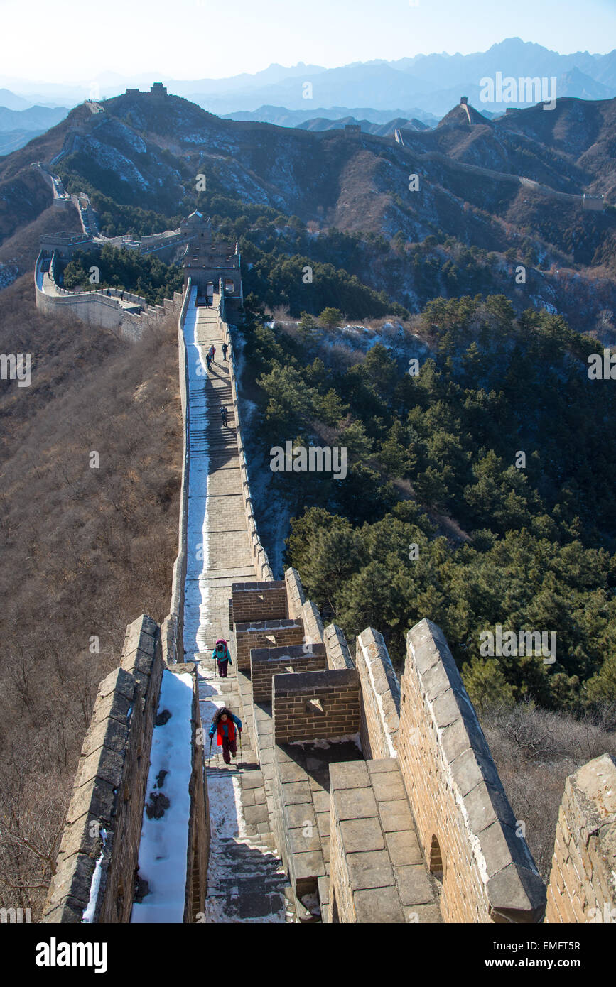 famous chinese wall at jinshaling Stock Photo - Alamy