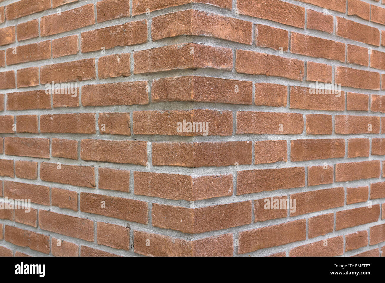 Front view of a wall with bricks arranged in a regular mode Stock Photo ...