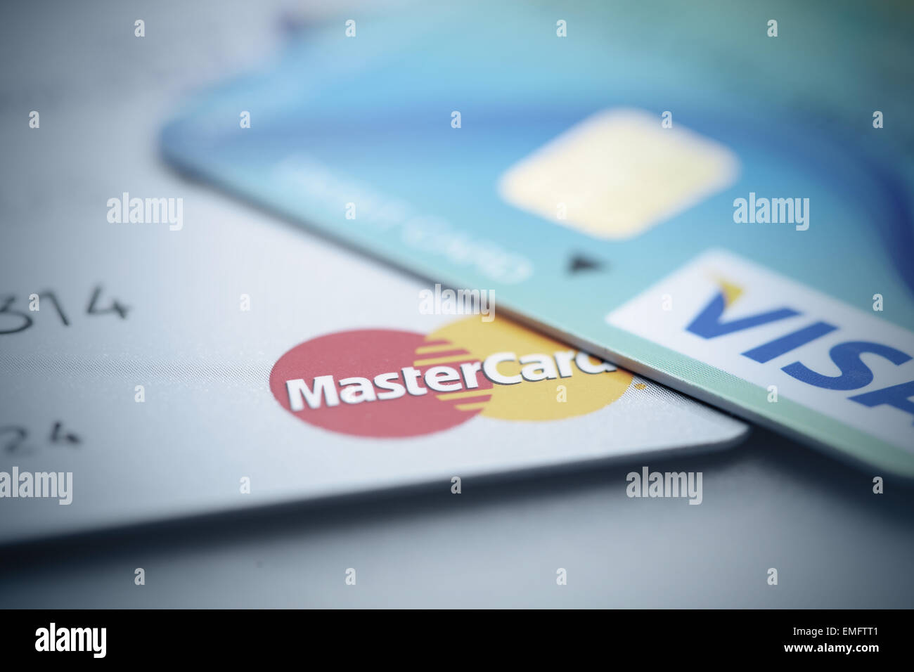 Close up part of debit card for background about finance and account ...