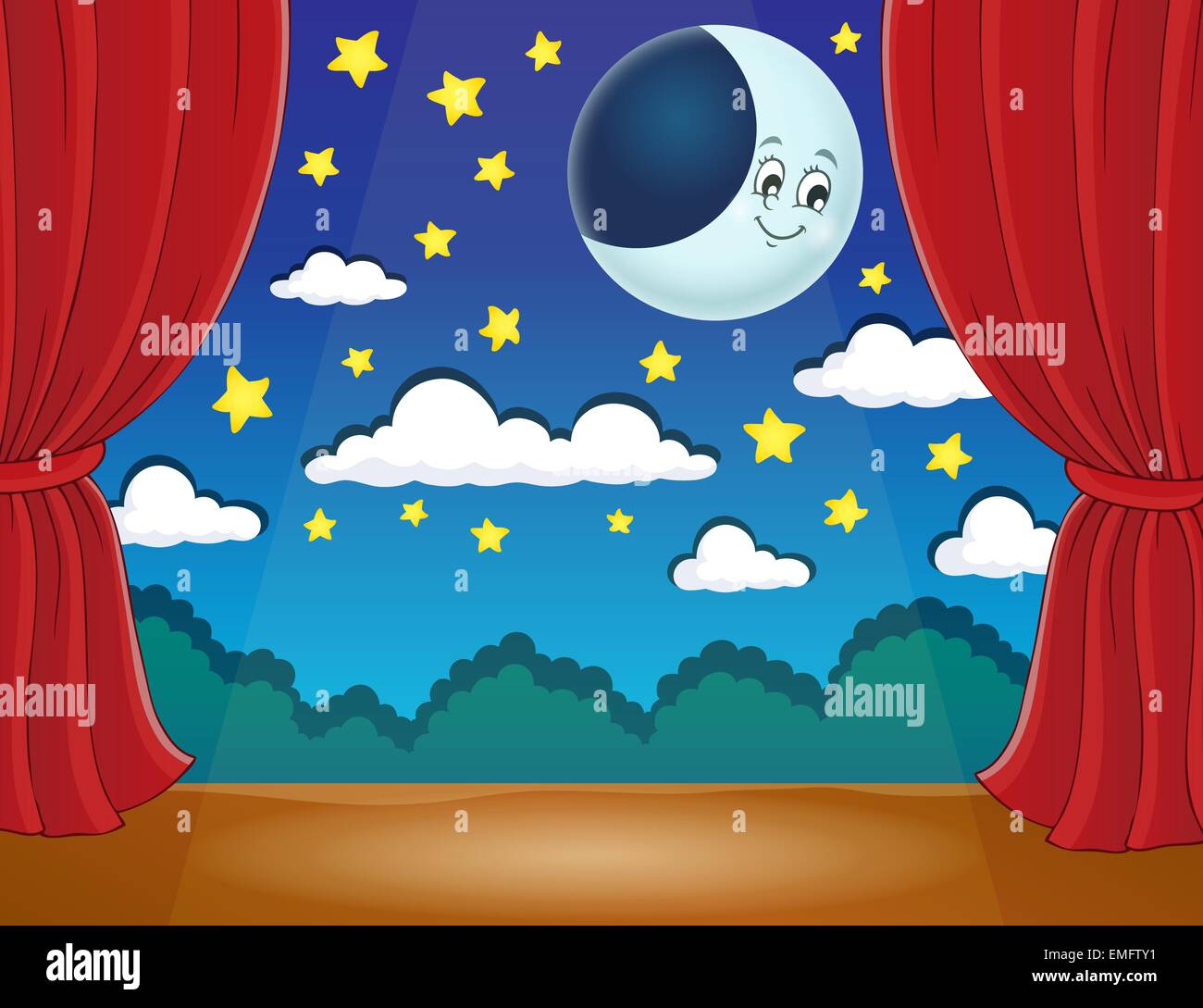 Moon stage prop hi-res stock photography and images - Alamy