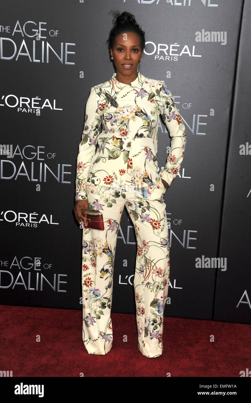 June Ambrose attending 'The Age of Adaline' premiere at AMC Loews ...