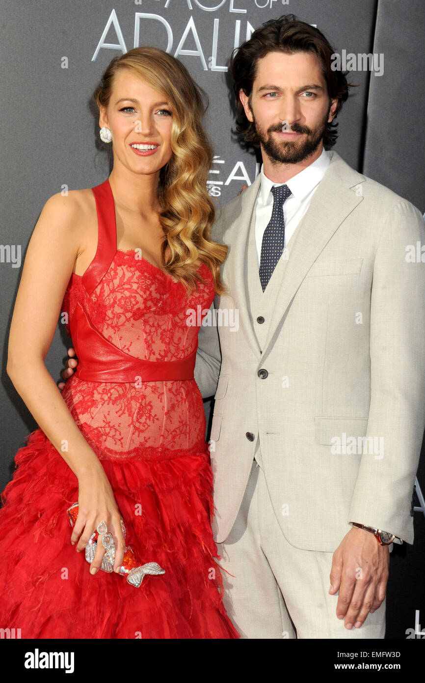 Blake Lively and Michiel Huisman attending 'The Age of Adaline ...