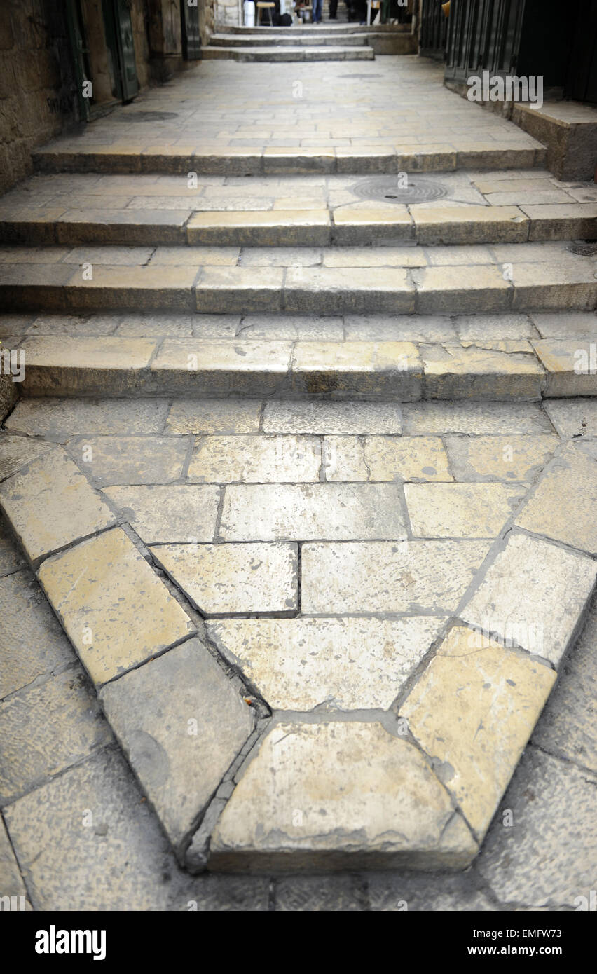 Via dolorosa jesus route crucifixion hi-res stock photography and ...