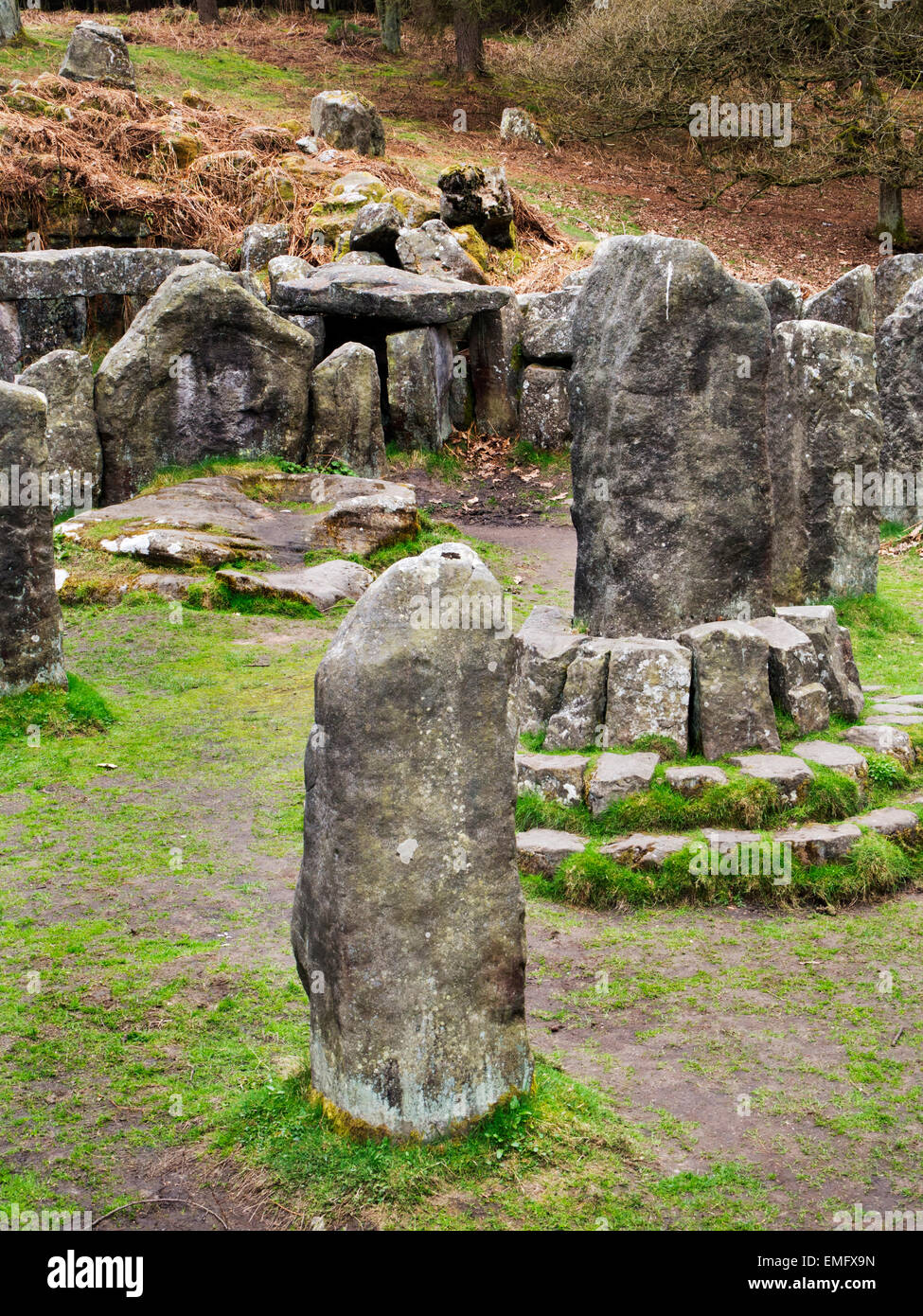 The Druids Temple Ilton near Masham North Yorkshire England Stock Photo ...