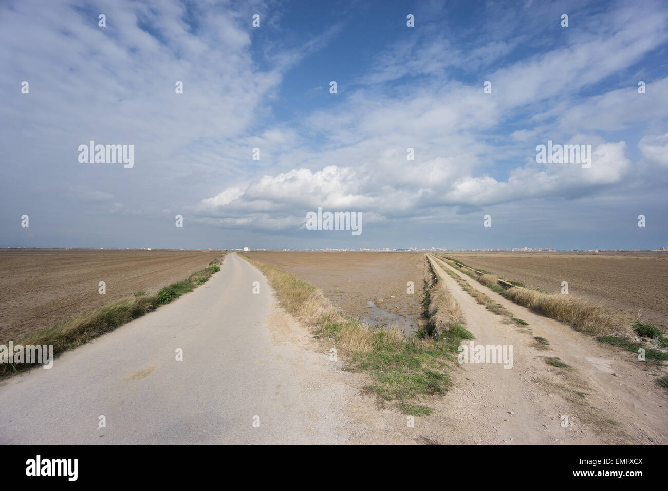 Road and Track to infinite Stock Photo - Alamy