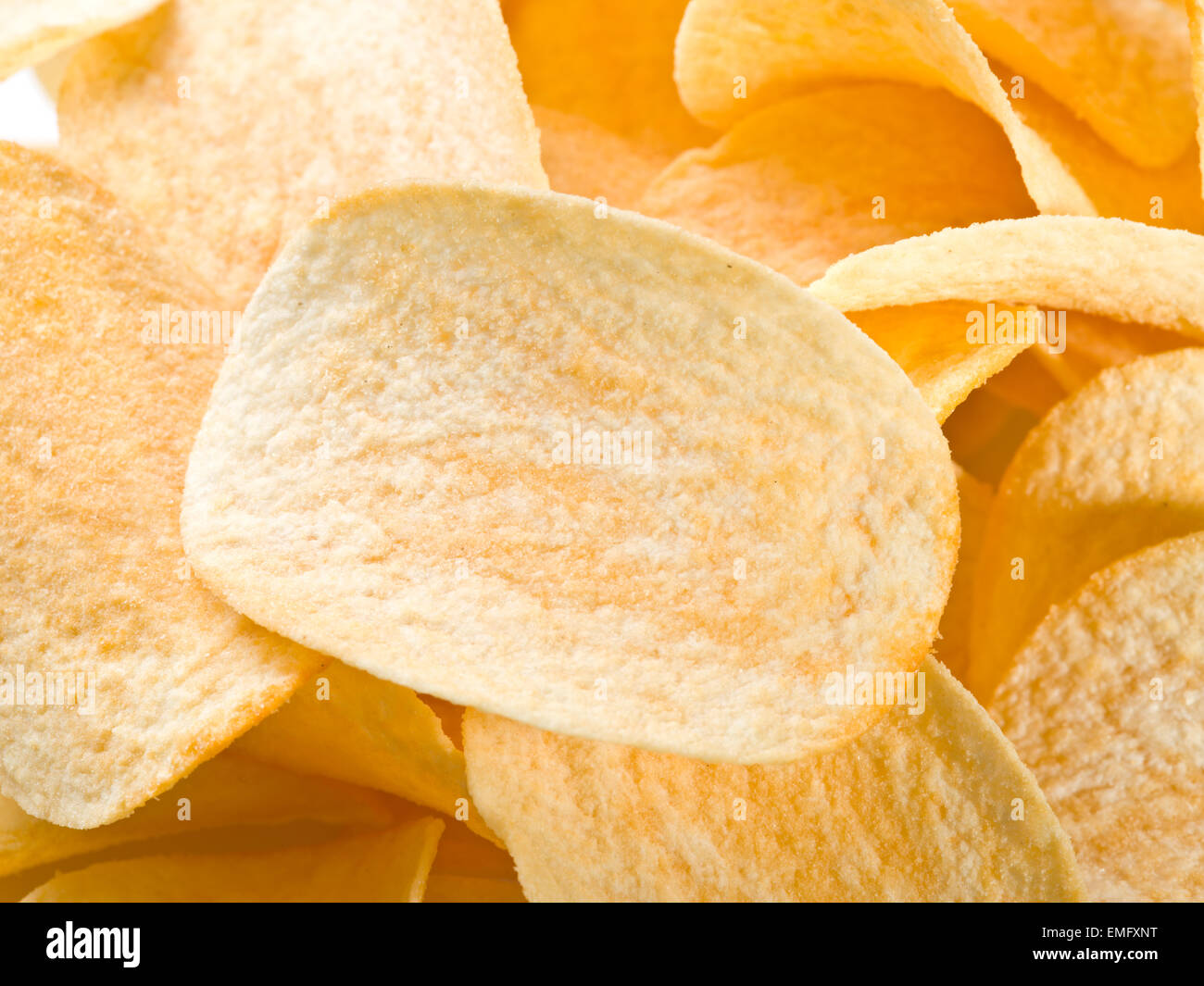 Potato chips. Food background Stock Photo - Alamy