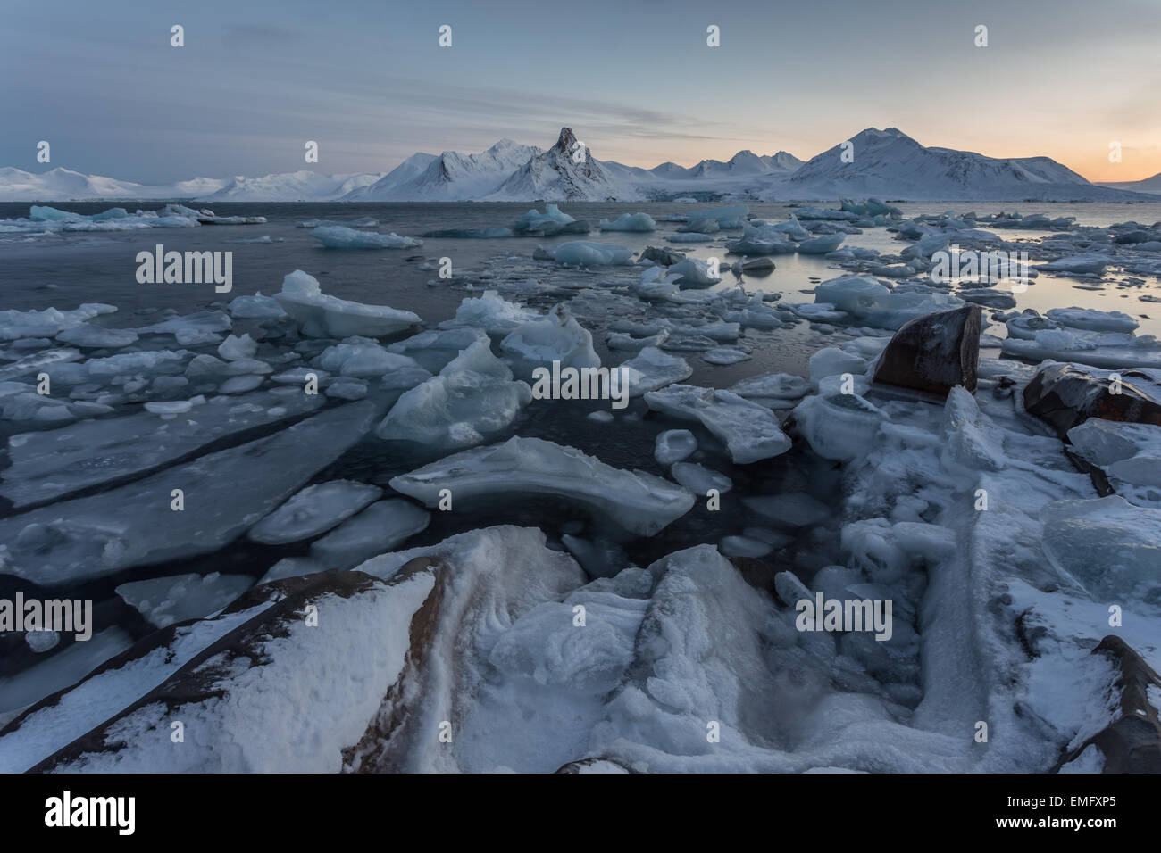 Arctic Night Landscape