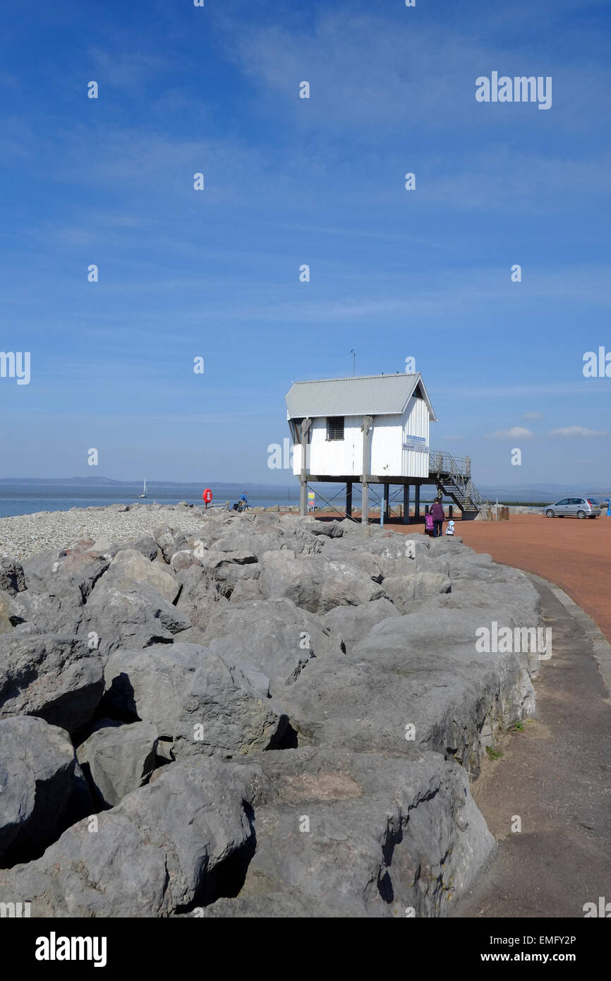 Morecambe and Heysham Yacht Club Race Office overlooks Morecambe Bay ...