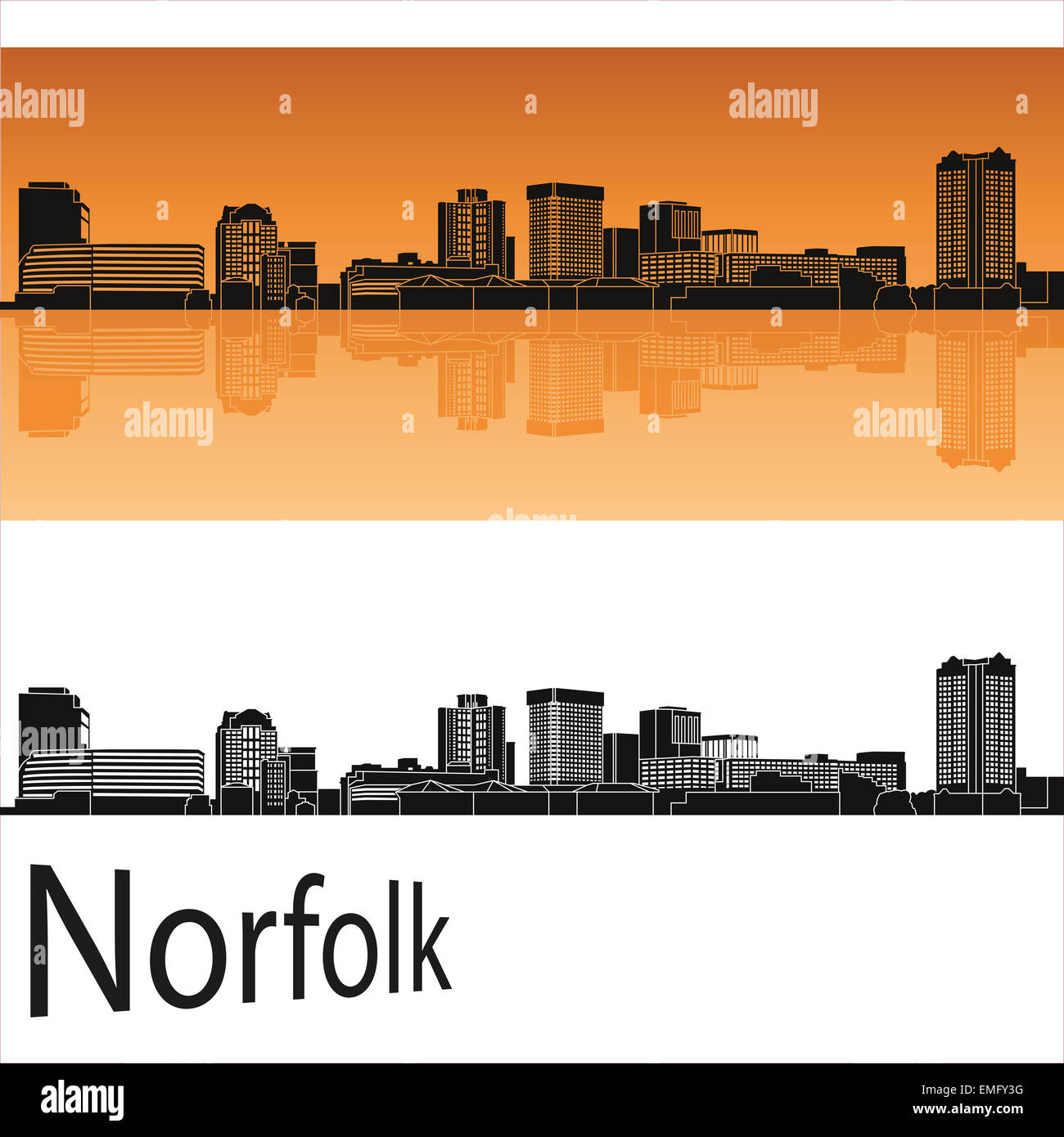 Norfolk virginia skyline hi-res stock photography and images - Alamy
