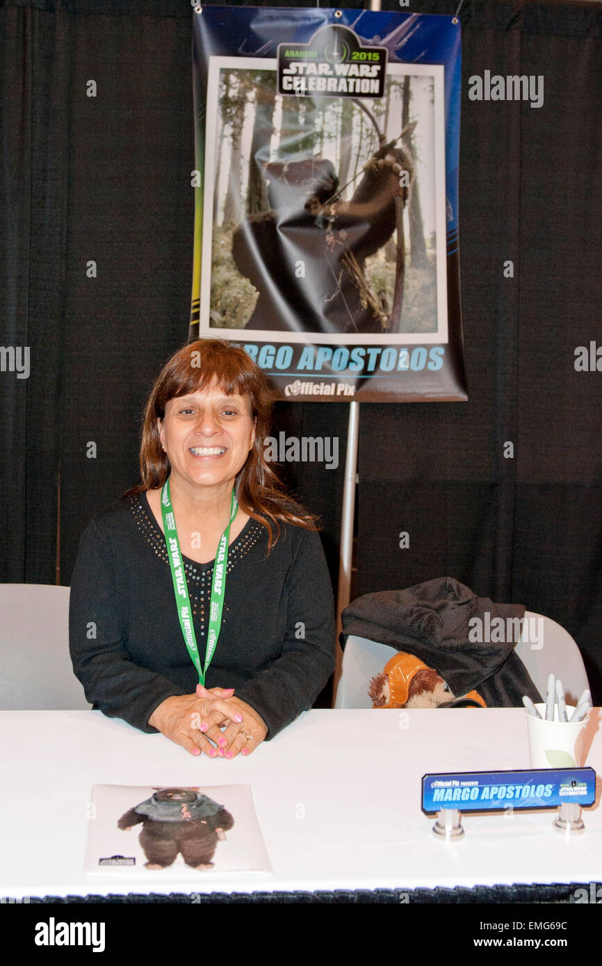 Anaheim. 19th Apr, 2015. Margo Apostolos at the Star Wars Celebration ...