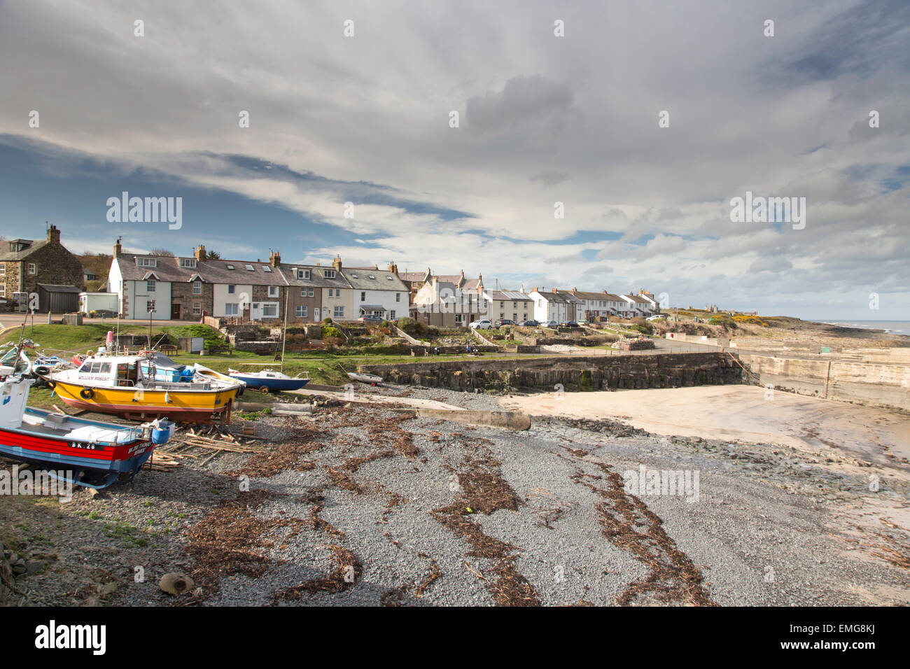 Northumbrian coastal village hi-res stock photography and images - Alamy
