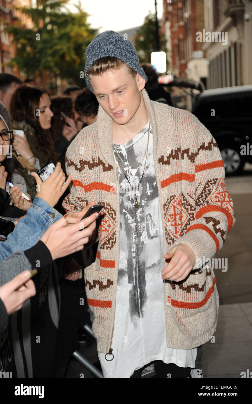 The Vamps at the BBC Radio 1 studios Featuring: The Vamps,Tristan Evans ...