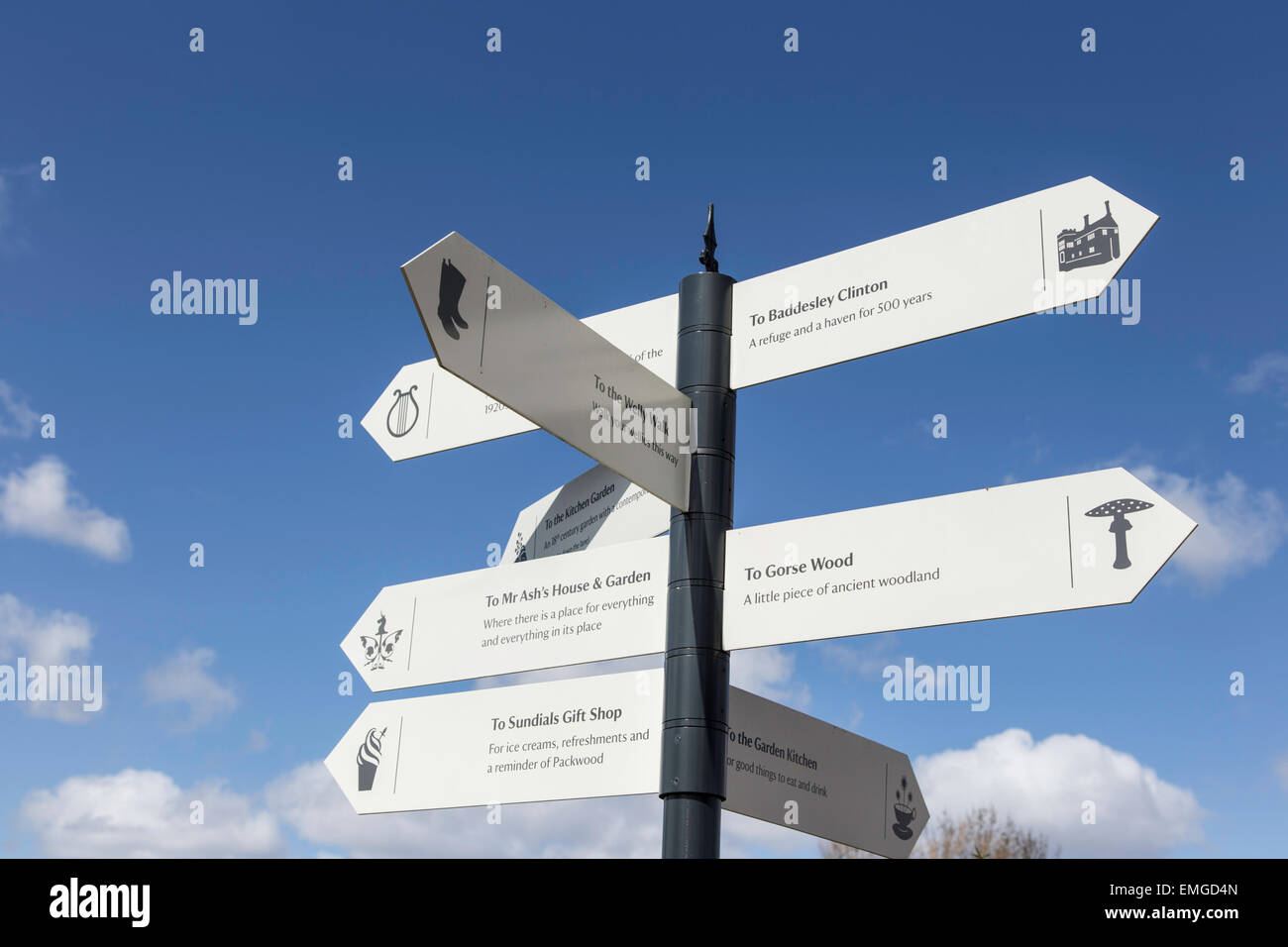 National trust sign post hi-res stock photography and images - Alamy