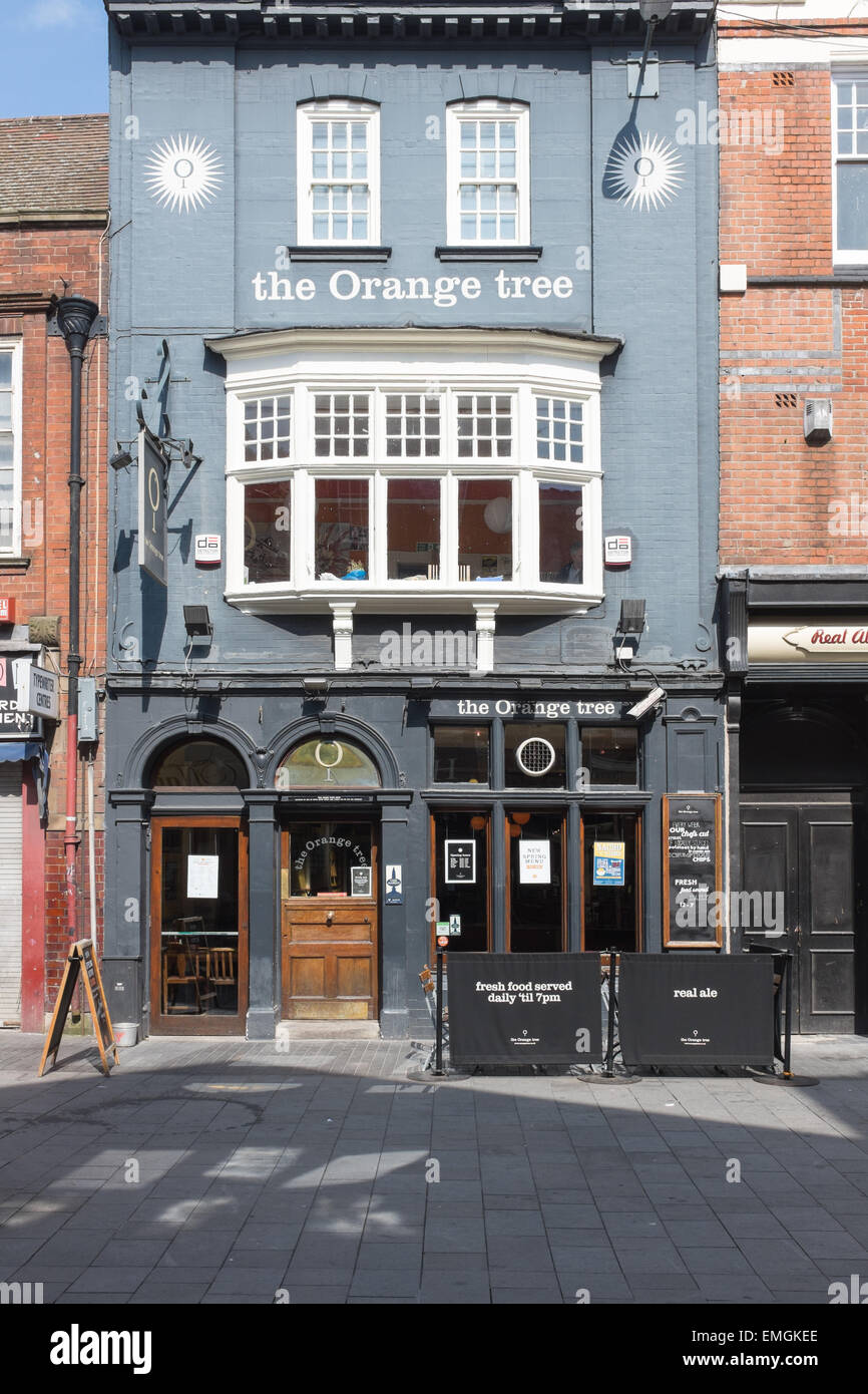 The Orange Tree public house in Leicester Stock Photo - Alamy