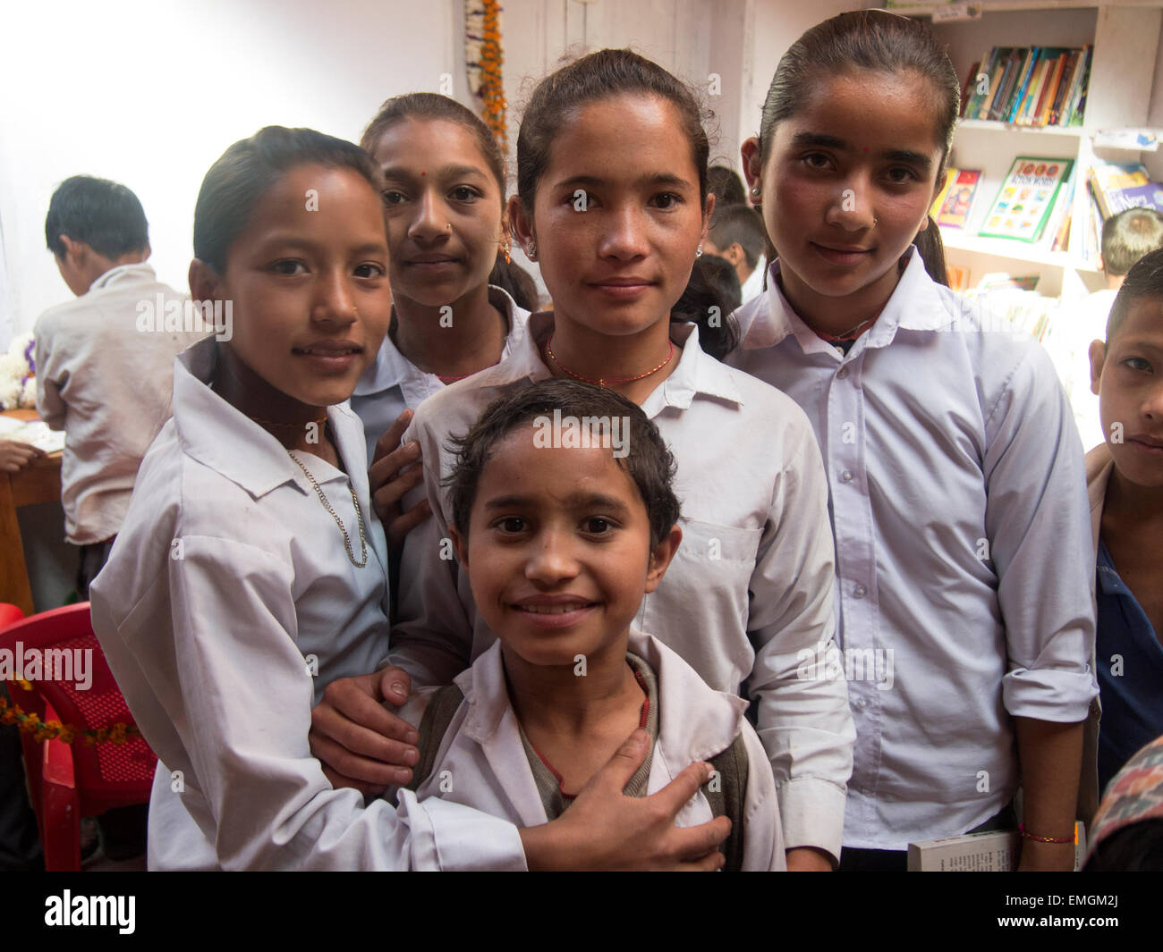 School Children classroom education Lukla Nepal Asia Stock Photo - Alamy