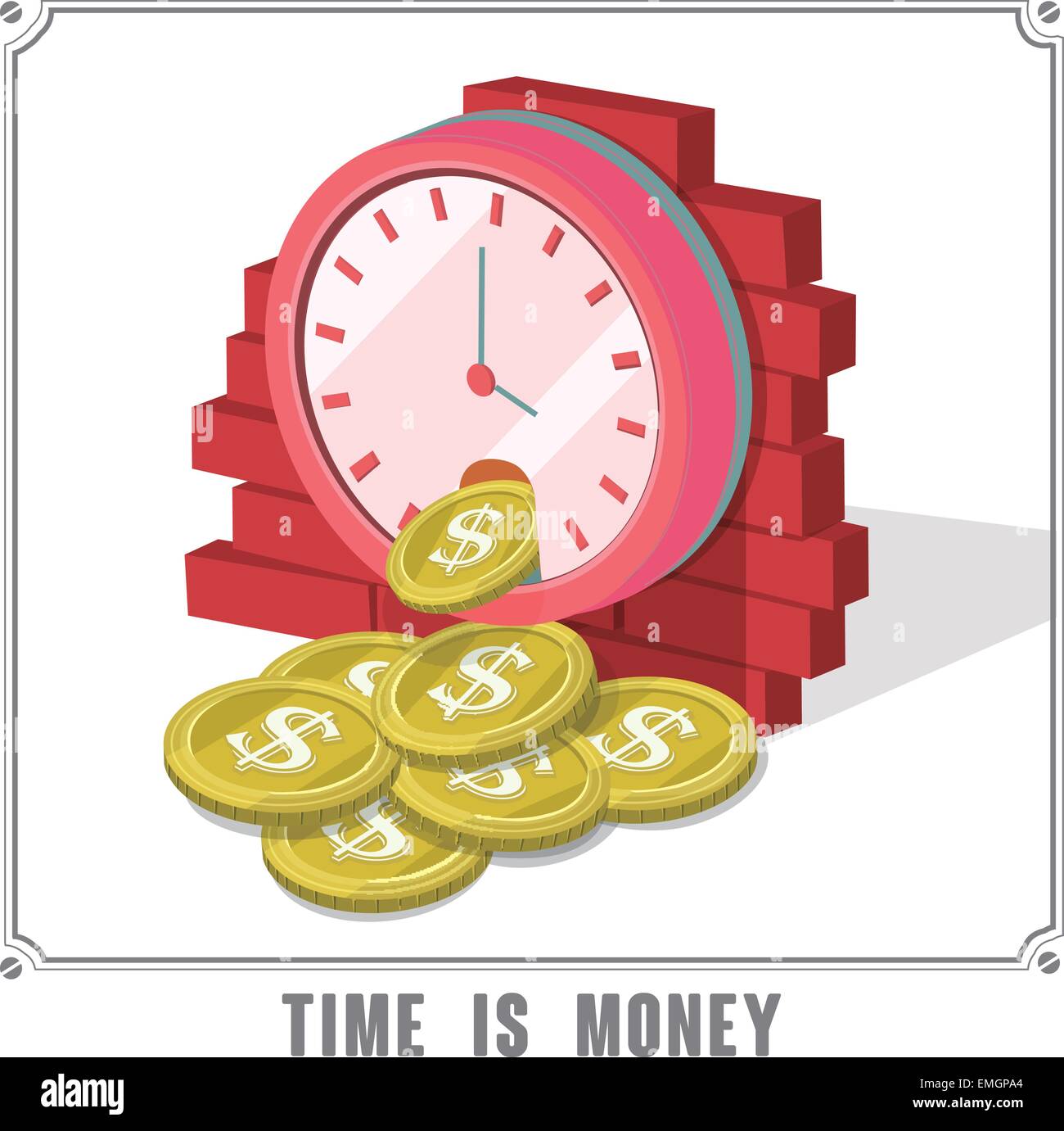 Clock transformation Stock Vector Images - Alamy