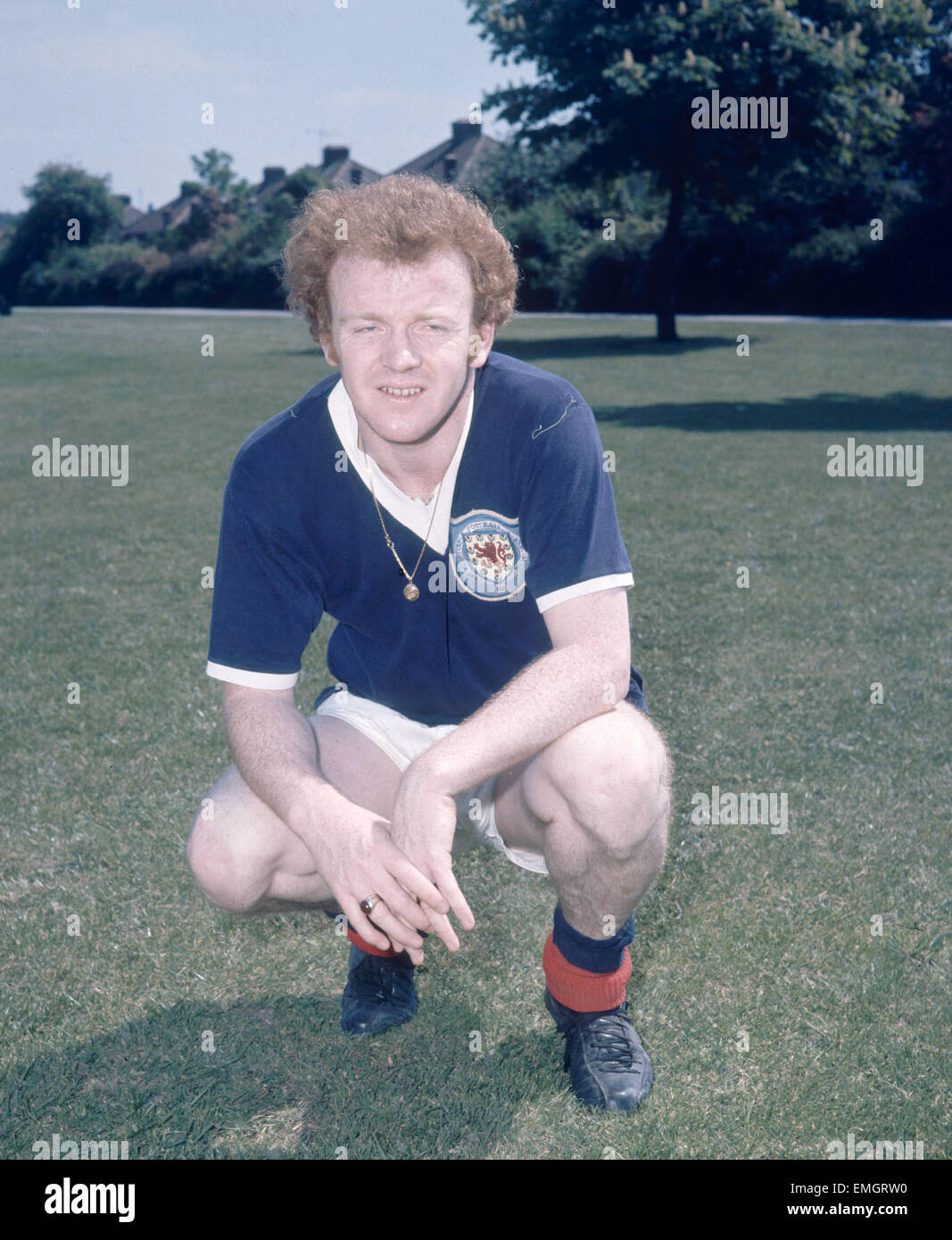 Billy Bremner Scotland and Leeds United footballer circa 1974 Stock ...