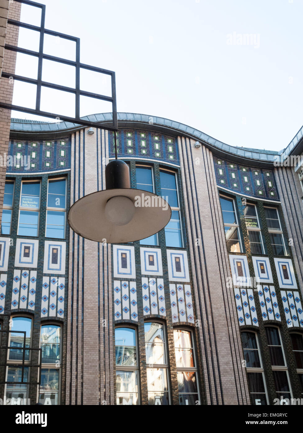 Facade of one of the inner courtyards, Hackesche Hofe Berlin Stock ...