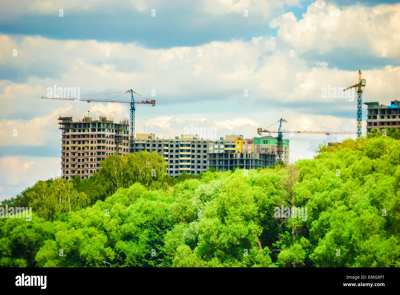 Park with building background Stock Photo - Alamy