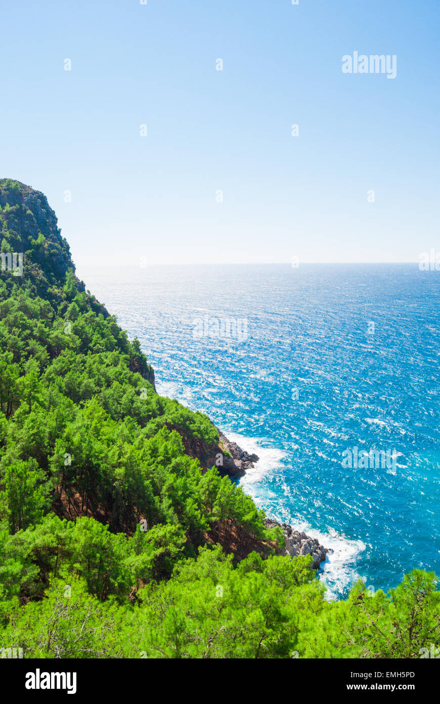 rocks of Alanya peninsula, Antalya, Turkey Stock Photo - Alamy