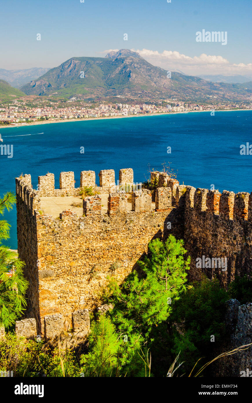 castle of Alanya in Antalya, Turkey Stock Photo - Alamy